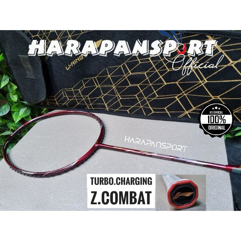 Jual RAKET BADMINTON LINING TURBO CHARGING Z COMBAT ZCOMBAT ORIGINAL ...
