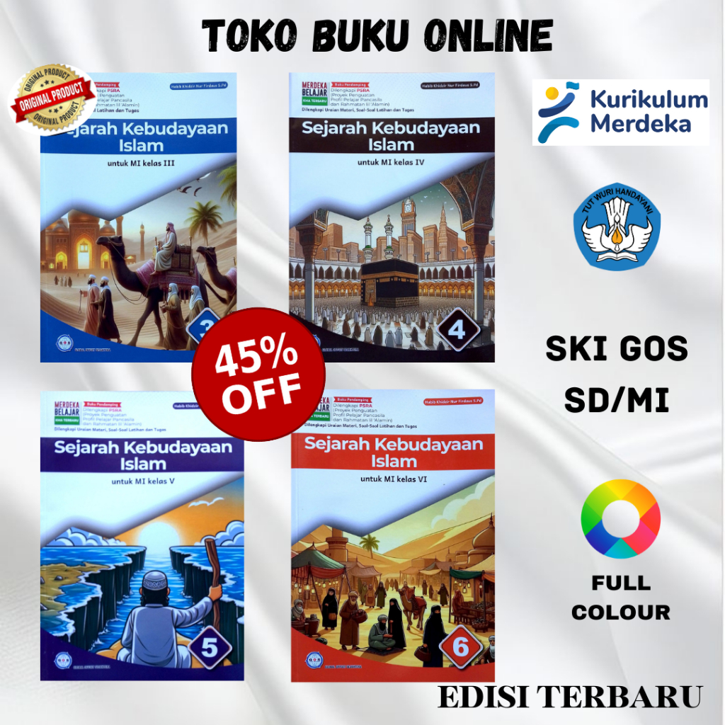 Jual Buku Siswa Pendamping SKI : Sejarah Kebudayaan Islam KMA 450 GOS ( Global Offset Sejahtera ...