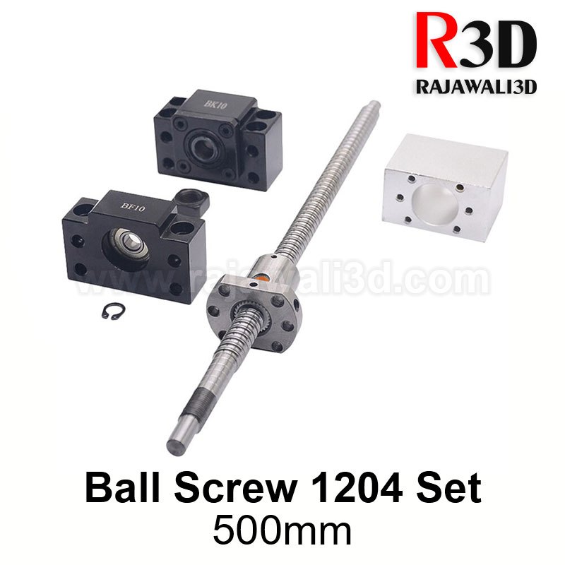 Jual Ballscrew Ball screw SFU1204 SFU 1204 500mm 50cm CNC End Mach ...