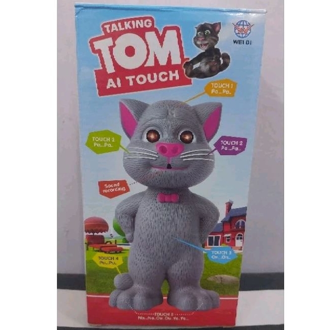 Jual Terbaru Mainan Edukasi Anak Magical Tom Cat Talking Tom Bernyanyi ...
