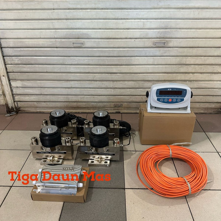 Jual Paket Jembatan Timbangan 4 PC Load Cell Keli QS 30 Ton + Indikator Sonic T18 + Junction Box ...