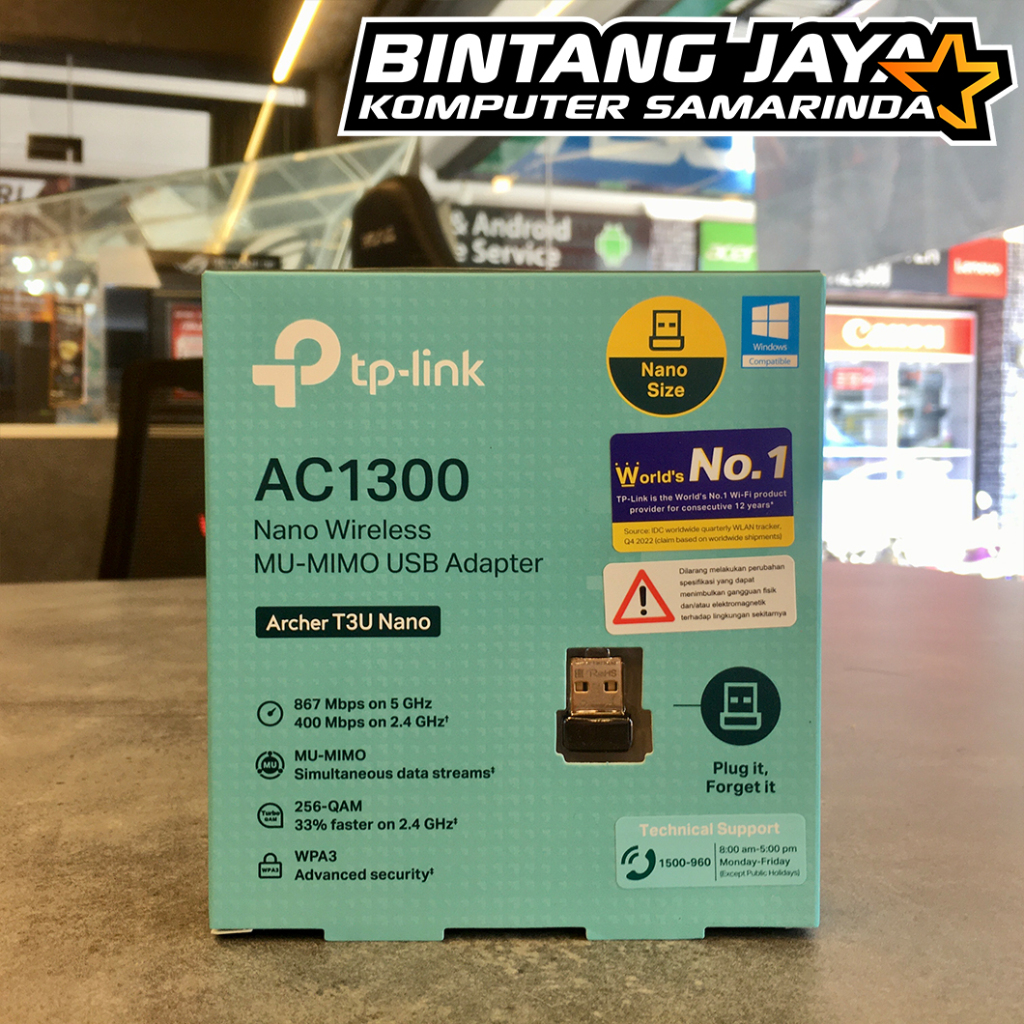 Jual TP-Link Archer T3U Nano AC1300 Nano Wireless MU-MIMO USB Wifi ...