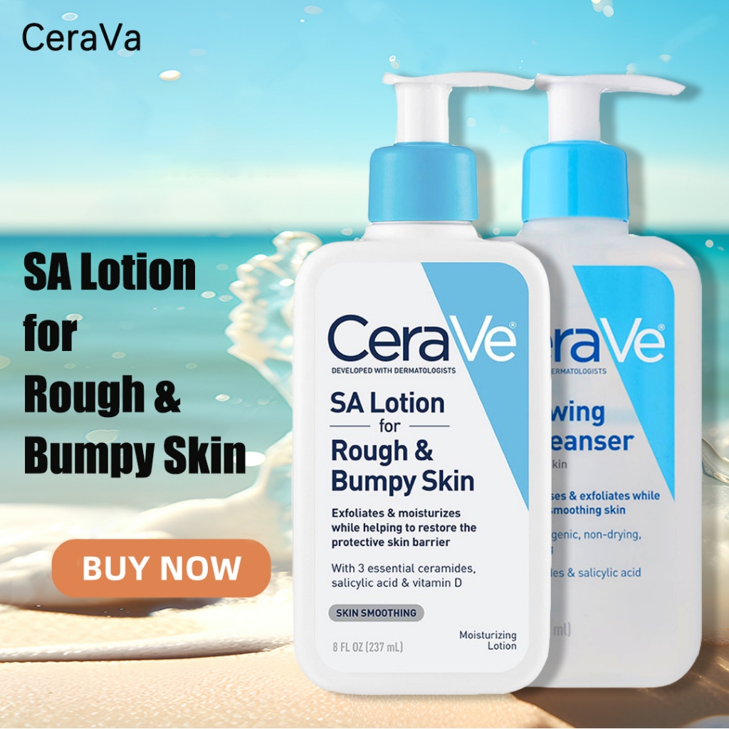 Jual CeraVe Body Moisturizing Lotion /Hydrating Cleanser / SA Smoothing ...