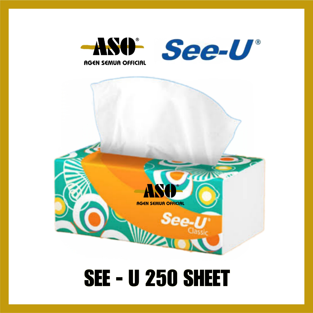 Jual TISU tissue SEE U 250 sheet FACIAL tissue PROMO !!! | Shopee Indonesia