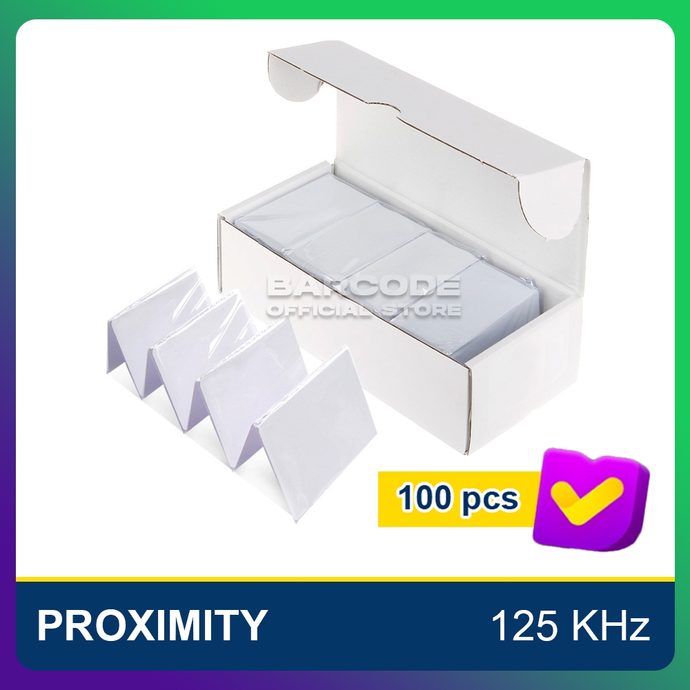 Jual 1 Box RFID Proximity 125 KHz 1K Card Tag Tap Kartu Akses Absensi ...