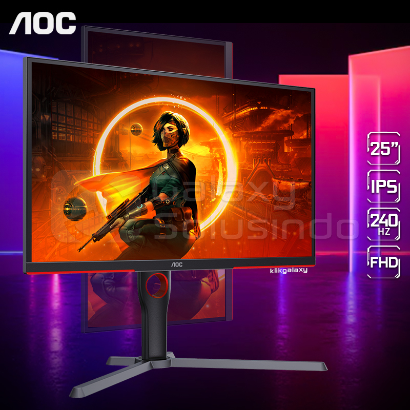 Jual AOC 25G3Z 25 Inch IPS 0.5ms 240Hz FHD Gaming Monitor | Shopee Indonesia
