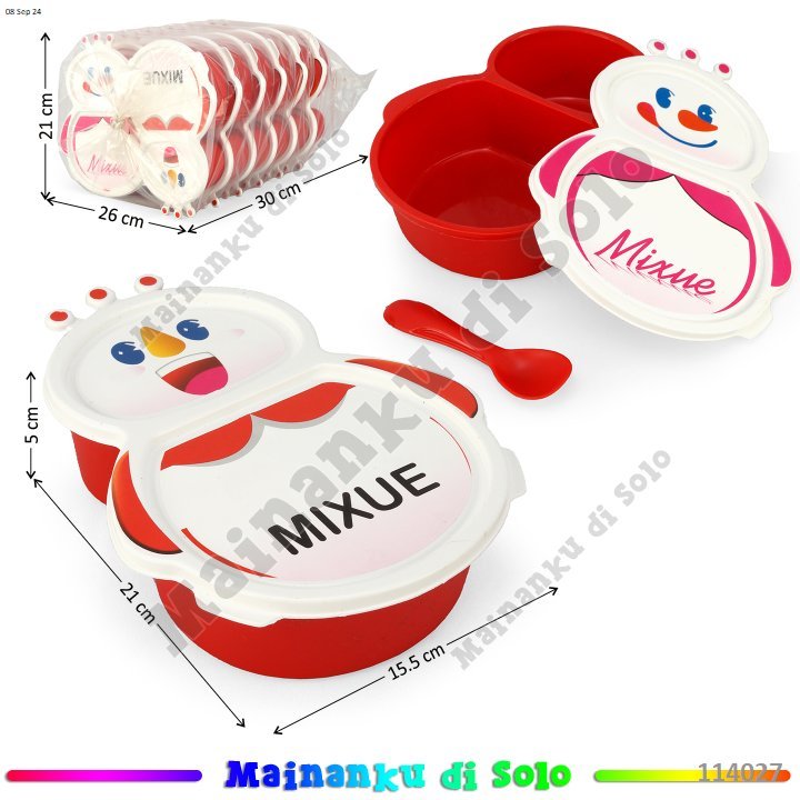 Jual Lunch Box Mixue + Sendok | Shopee Indonesia