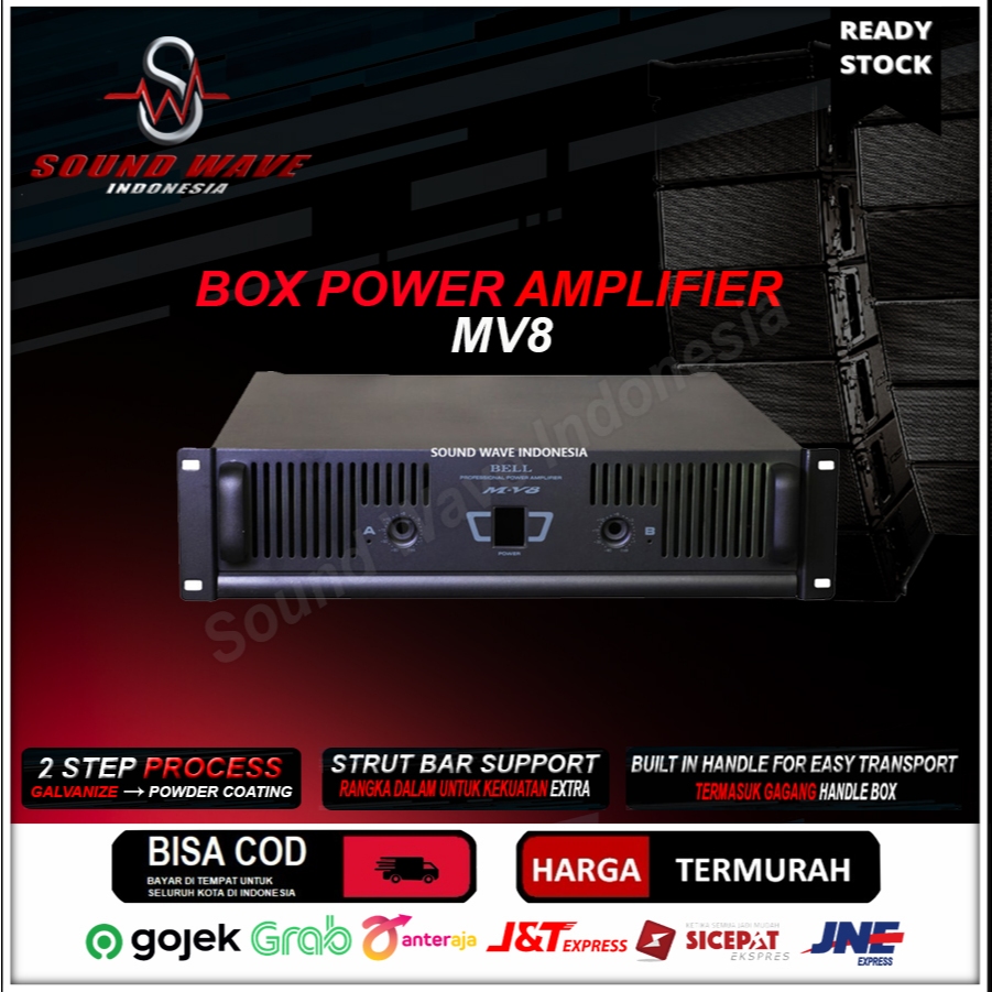 Jual BOX POWER AMPLIFIER BELL MV8 | Shopee Indonesia