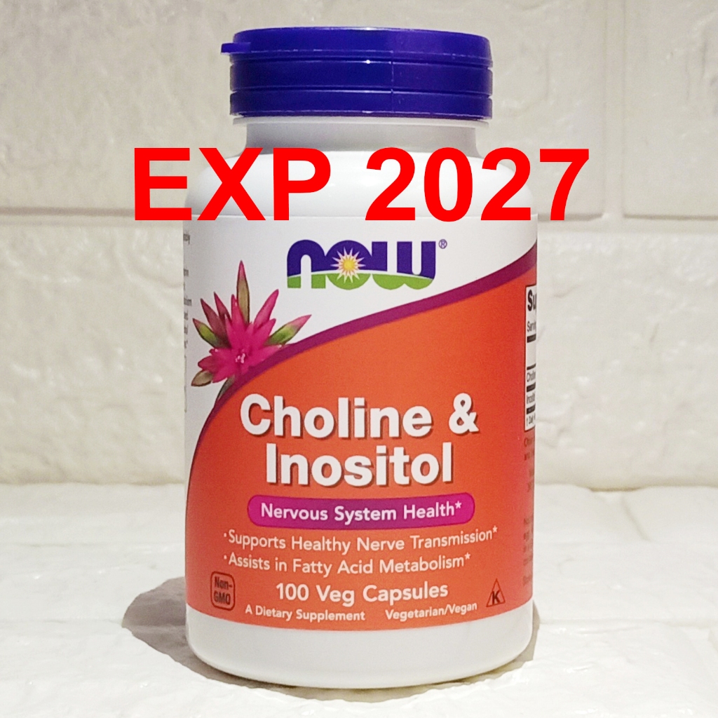 Jual Now Foods Choline Inositol 100 Veg Caps Now Food Suplemen PCOS ...