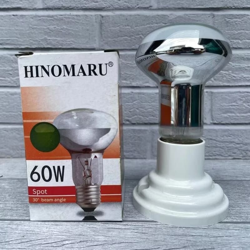 Jual LAMPU PEMANAS AYAM HINOMARU 60WAT FREE BUBBLE WARP | Shopee Indonesia
