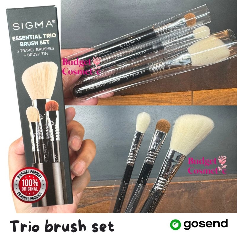 Jual Brush SIGMA ESSENSIAL TRIO BRUSH SET | Shopee Indonesia