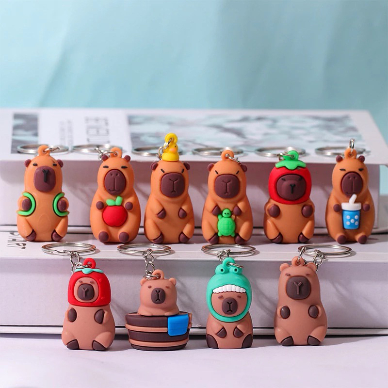 Jual Gantungan Kunci CAPYBARA / CAPYBARA KEYCHAIN LUCU MOTIF CAPY BARA ...