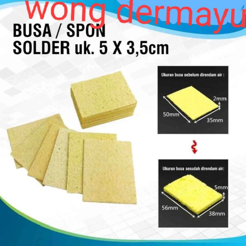 Jual BUSA PEMBERSIH SOLDER SPONS SOLDER | Shopee Indonesia