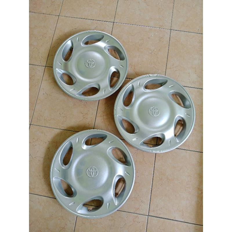 Jual wheeldop velg Soluna Starlet Kijang R13 bekas original | Shopee ...