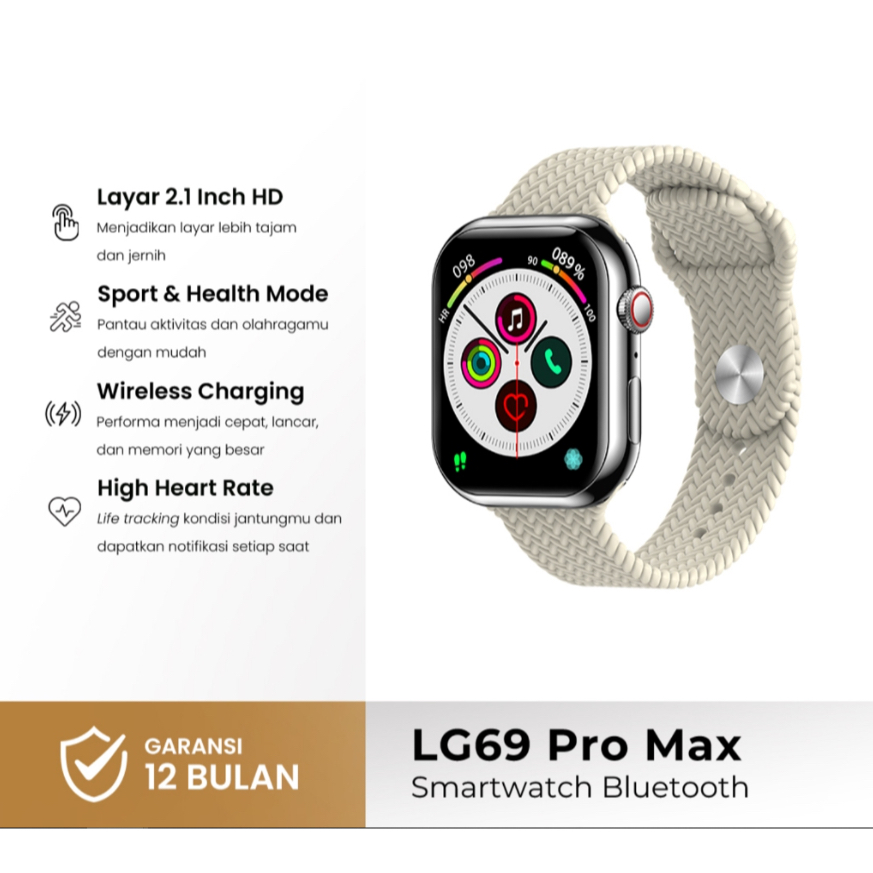 Jual Smartwatch ProMax NFC Support Hi-Fi Sound Musik GPS Sport Mode ...