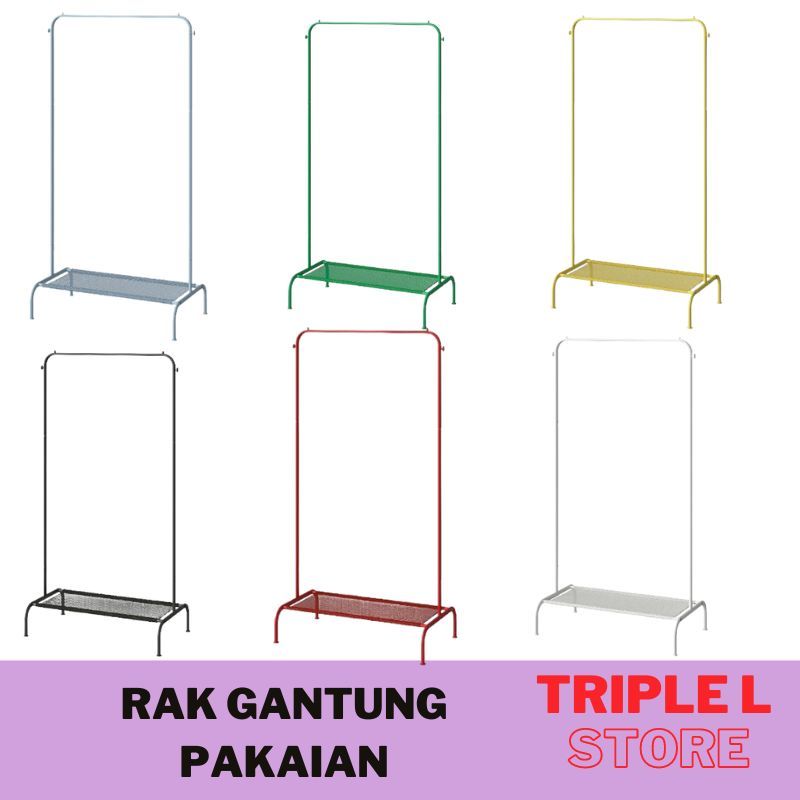 Jual Rak Gantungan Baju Single Stand Hanger Gawang Besi Premium ...