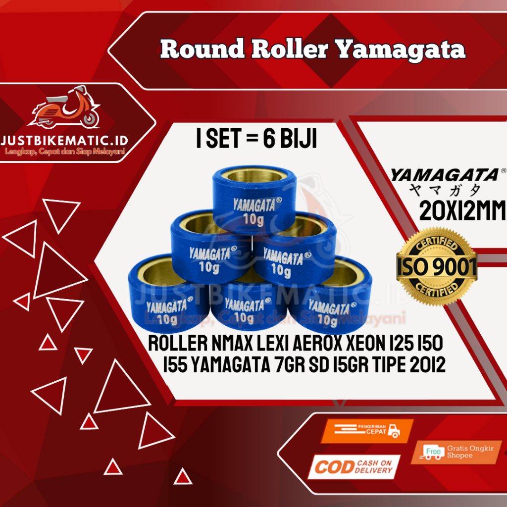 Jual Roller Nmax Lexi Aerox Xeon 125 150 155 cc 7 gr 8 gr 9 gr 10 gr 11 ...