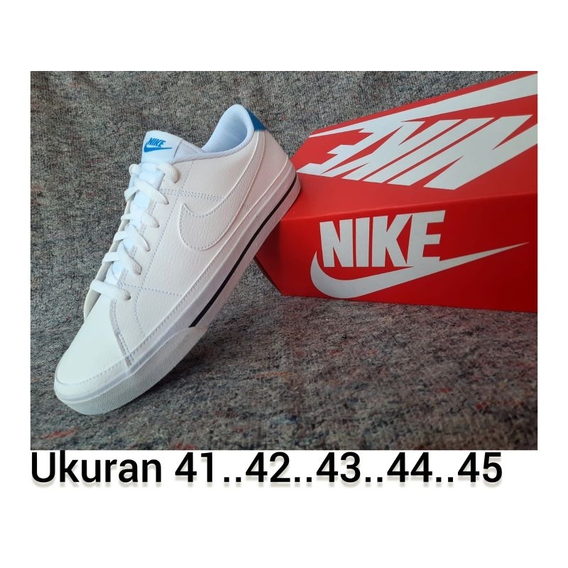 Jual sepatu Nike classic original asli ori putih polos Nike full white ...