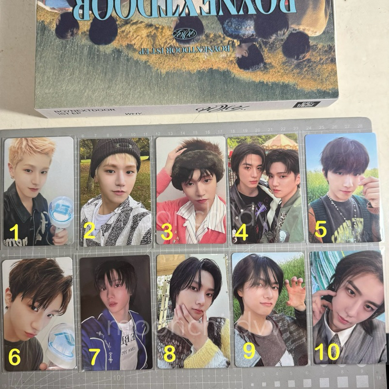 Jual Boynextdoor Official Photocard WHO WHY HOW Leehan Sungho Jaehyun ...