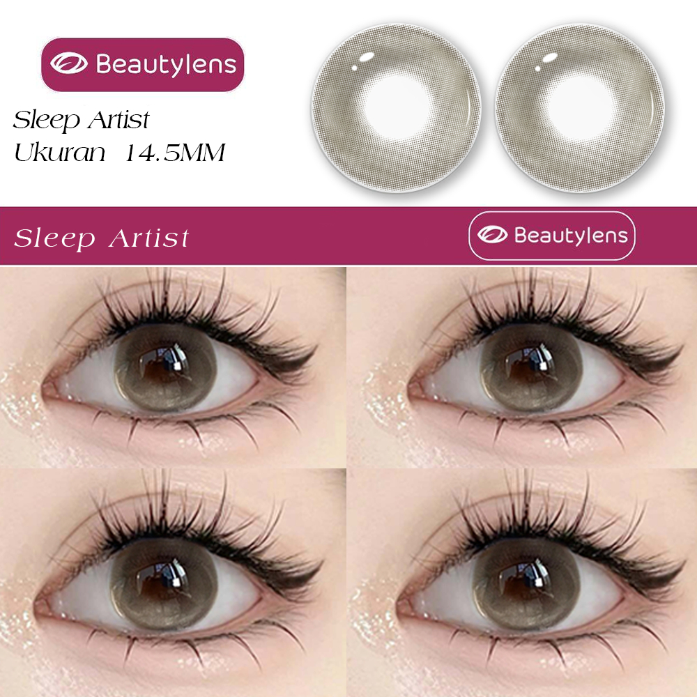 Jual Live33 Sleep Artist 14.5 BEAUTYLENS Softlens Merah Biru fresh new ...
