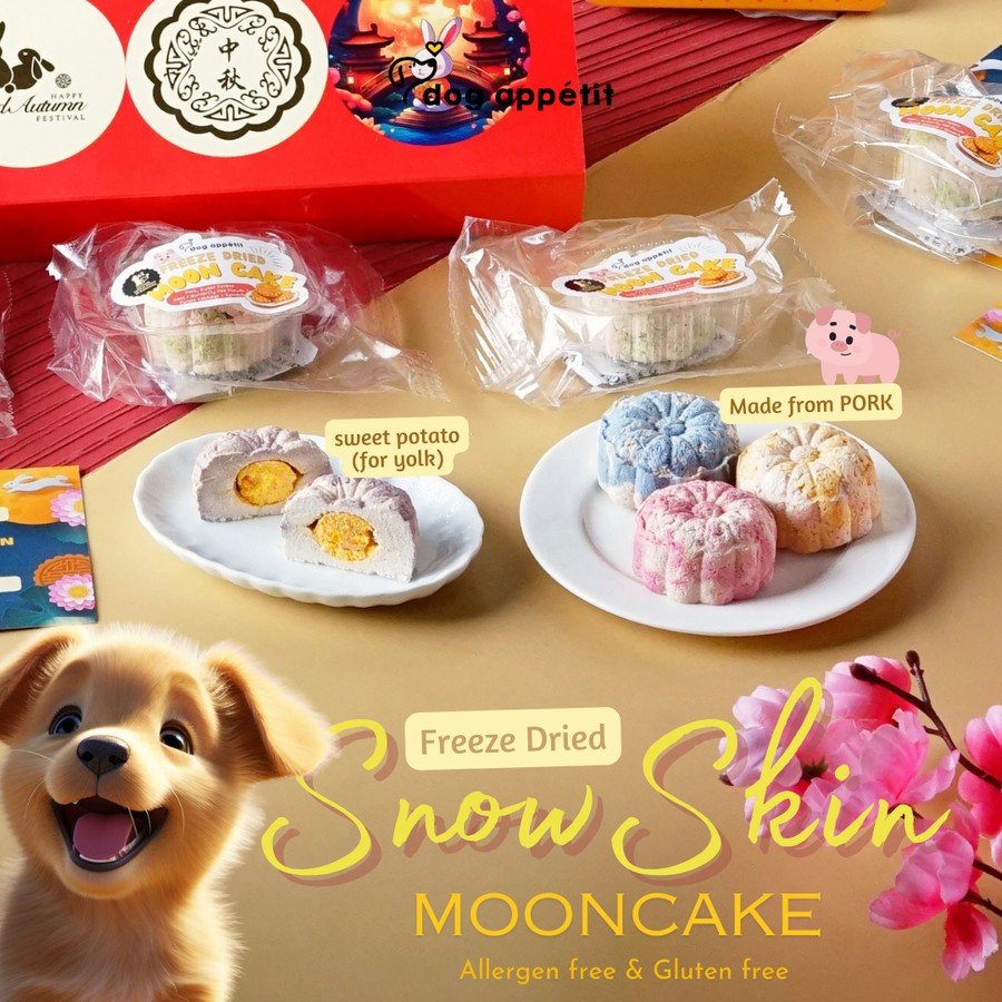 Jual Dog Appetit Freeze Dried Moon Cake Snow Skin MOONCAKE Special ...