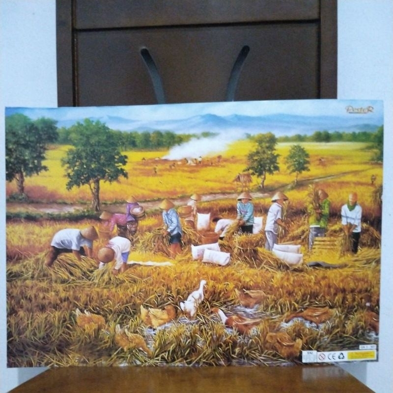 Jual Poster Pemandangan Padi | Shopee Indonesia