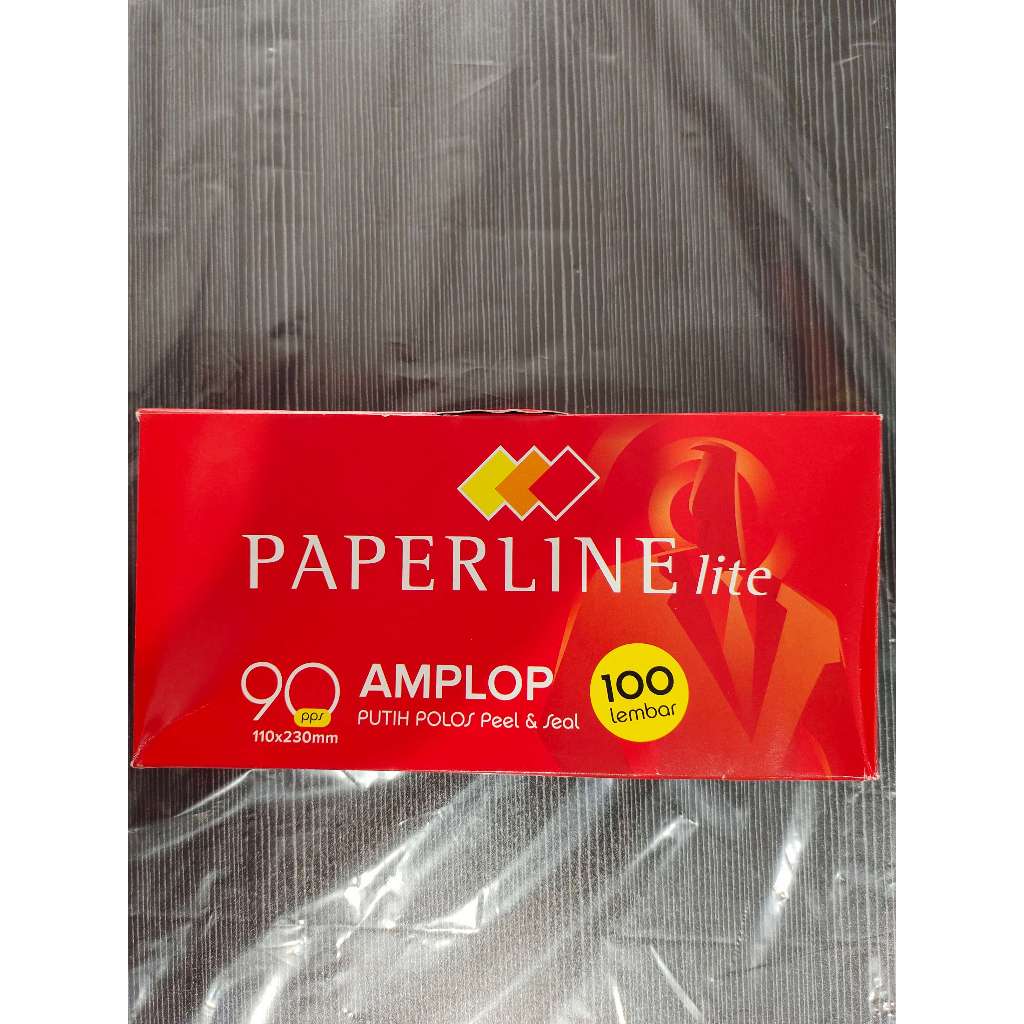 Jual AMPLOP PUTIH POLOS 90 PAPERLINE LITE, 1 PACK ISI 100 LEMBAR ...