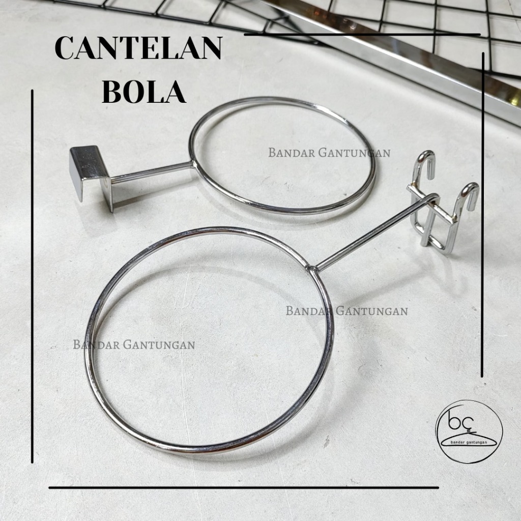 Jual Gantungan Display Bracket Ram Hook Football Ring Stainless ...