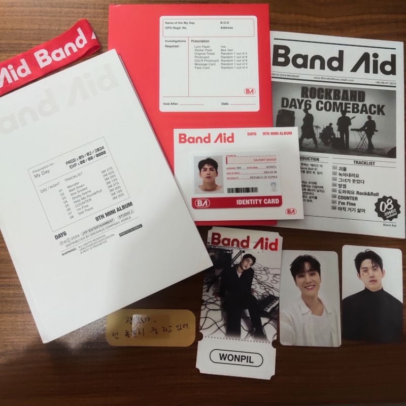 Jual (Ready Share) Day6 Band Aid Mini Album Standard Band Aid Version ...