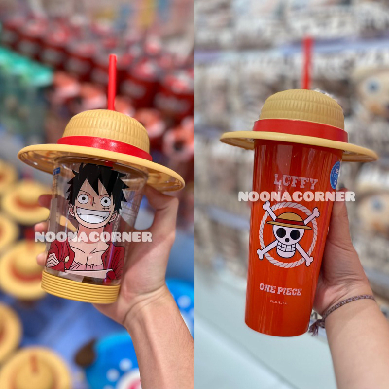 Jual Miniso x Onepiece - Tumbler / Bottle Luffy with Straw Hat One ...