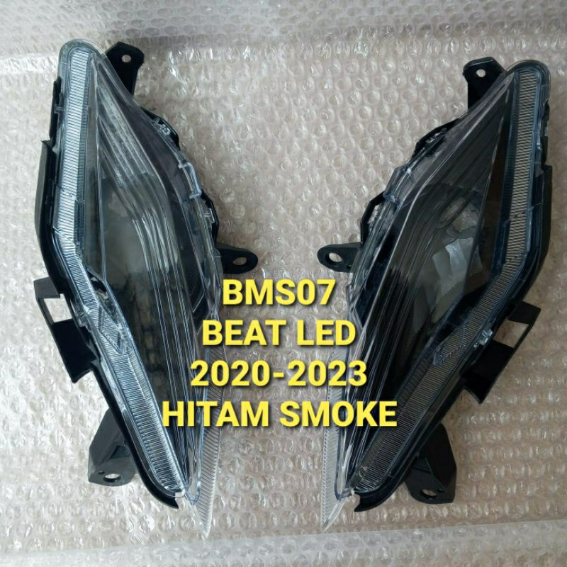 Jual Lampu Sen Depan Reflektor Hitam Beat New LED 2020 Beat Street LED ...