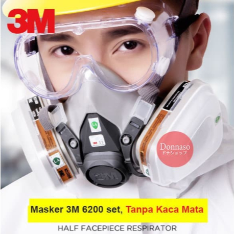 Jual Masker 3M Masker Cat Masker Anti Debu Bakteri Kuman Masker Gas 3M ...