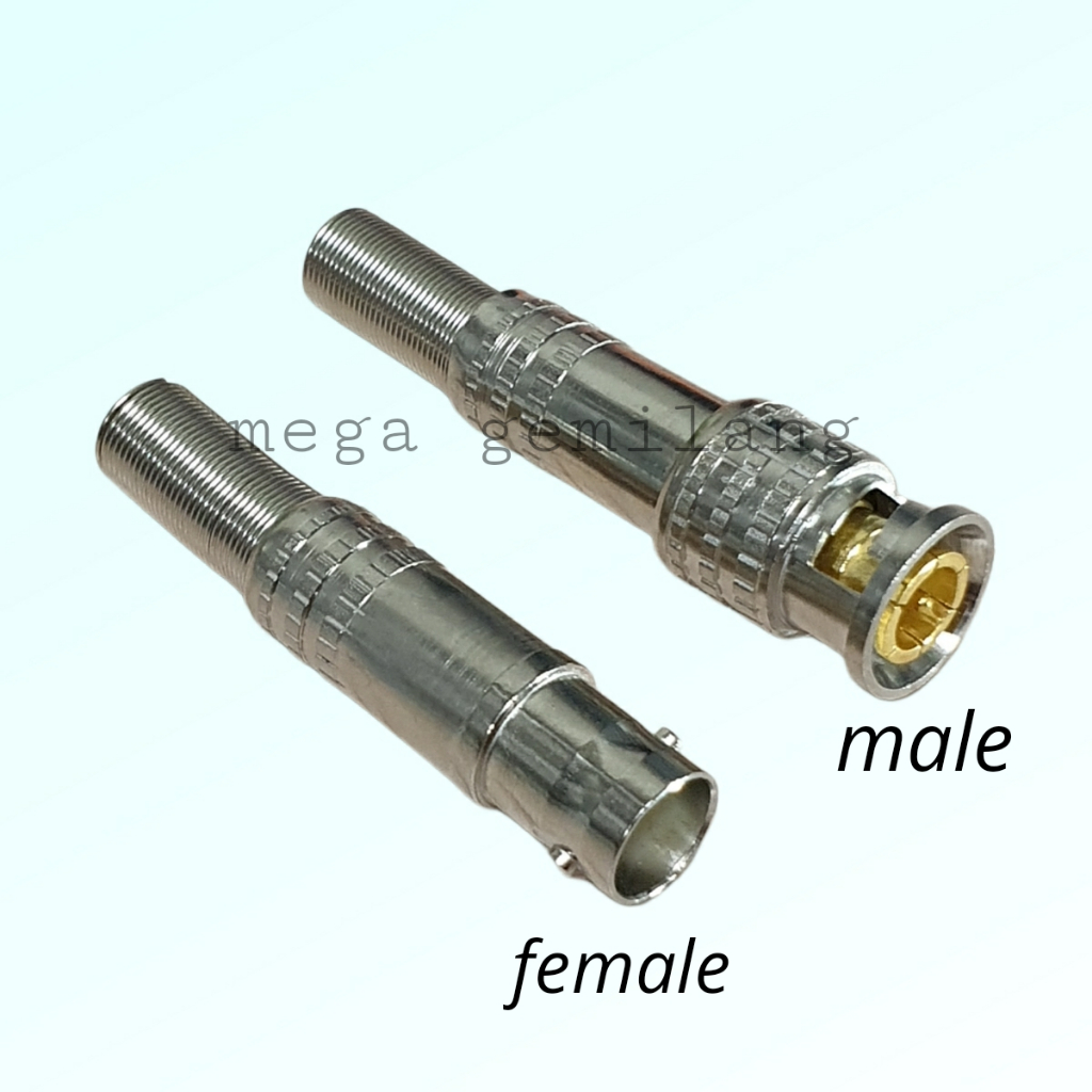 Jual Jack BNC male female | jack BNC besi | jack cctv | Shopee Indonesia