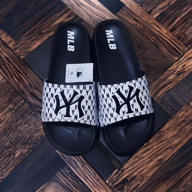 Jual SANDAL SLIP SLOP NY MLB SENDAL PRIA WANITA KUWALITAS ORIGINAL ...