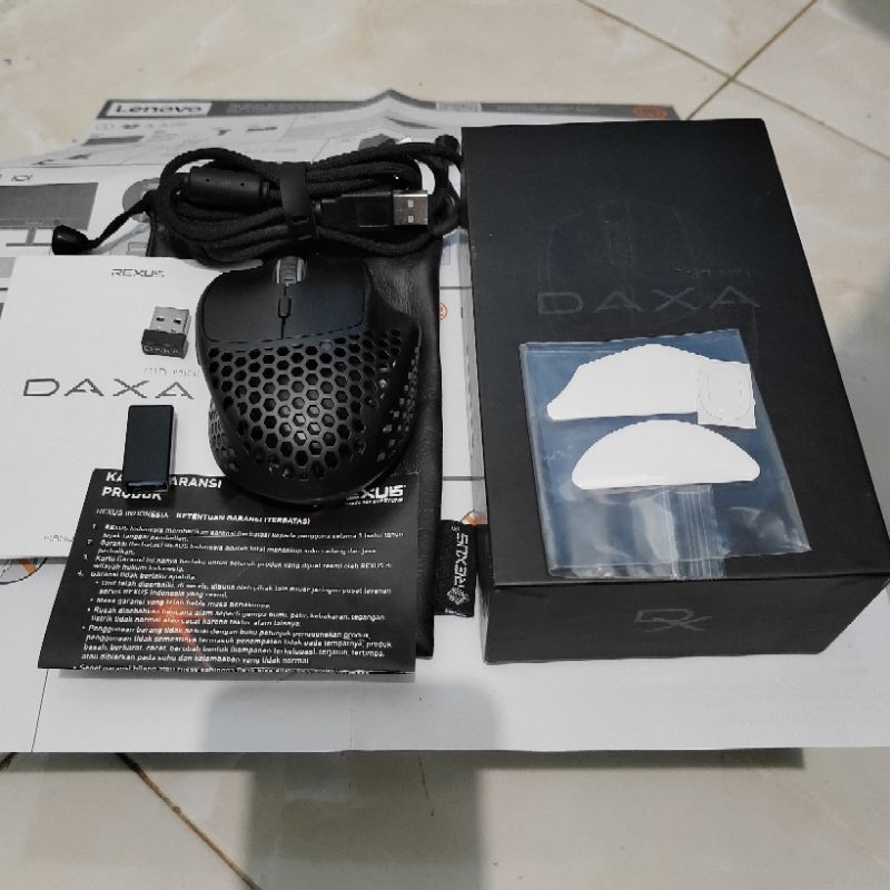 Jual Mouse Wireless Rexus Daxa Air Mini sensor Pixart PAW 3395 ...