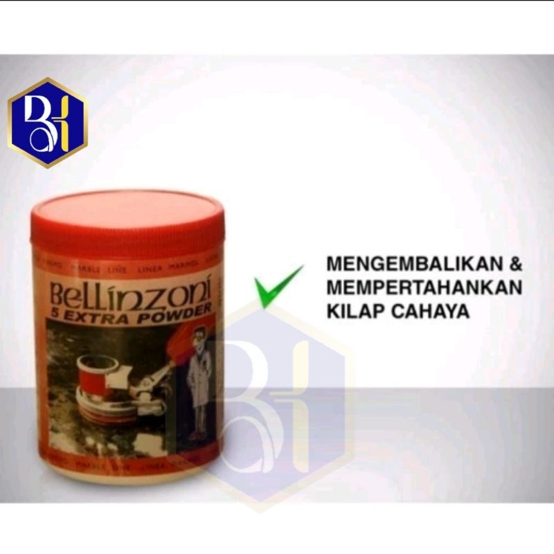 Jual Bellinzoni Extra Powder 5 untuk pengkilap marmer granit - 1000 ...