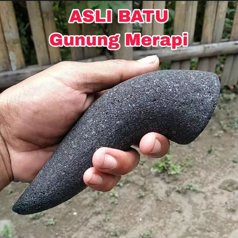 Jual Ulekan munthu batu asli gunung Merapi anak cobek | Shopee Indonesia