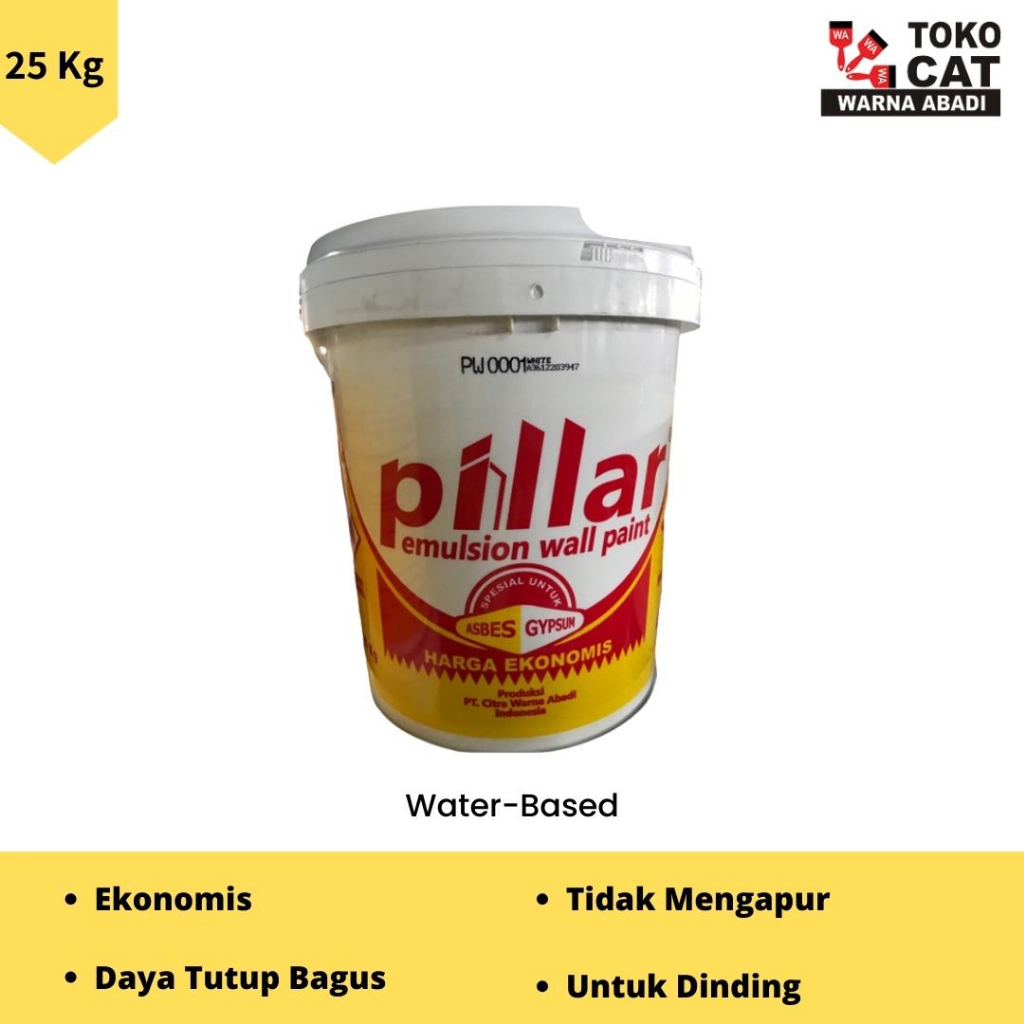 Jual Cat Tembok Interior Pillar 25 kg | Shopee Indonesia