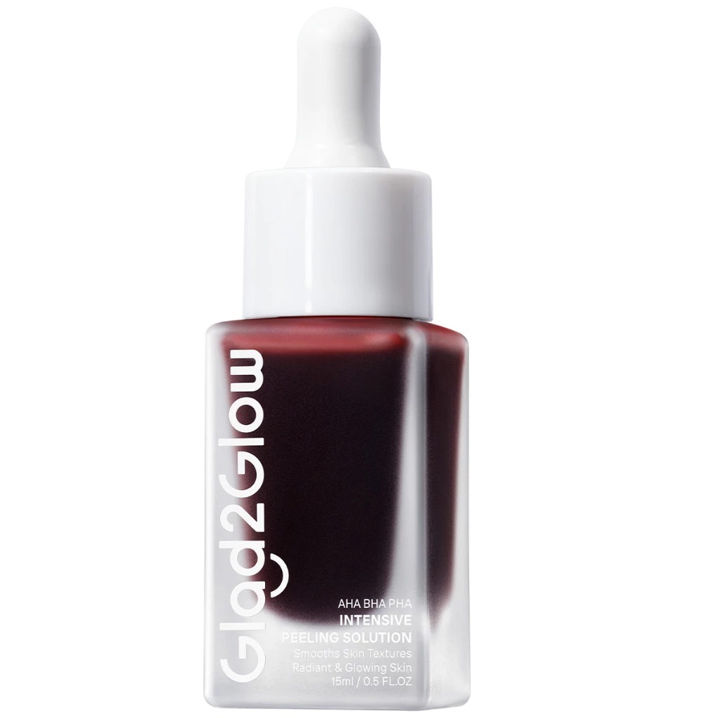 Jual GLAD2GLOW AHA BHA PHA Intensive Peeling Solution Serum Lactic Acid ...