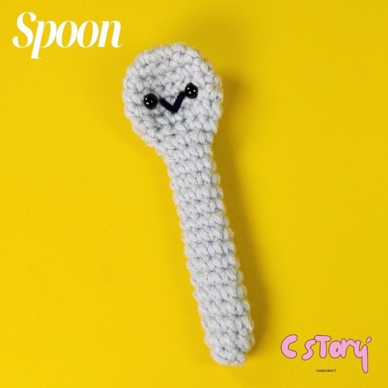 Jual Amigurumi Spoon Plushie / Boneka Rajutan Sendok / Sendok Crochet ...