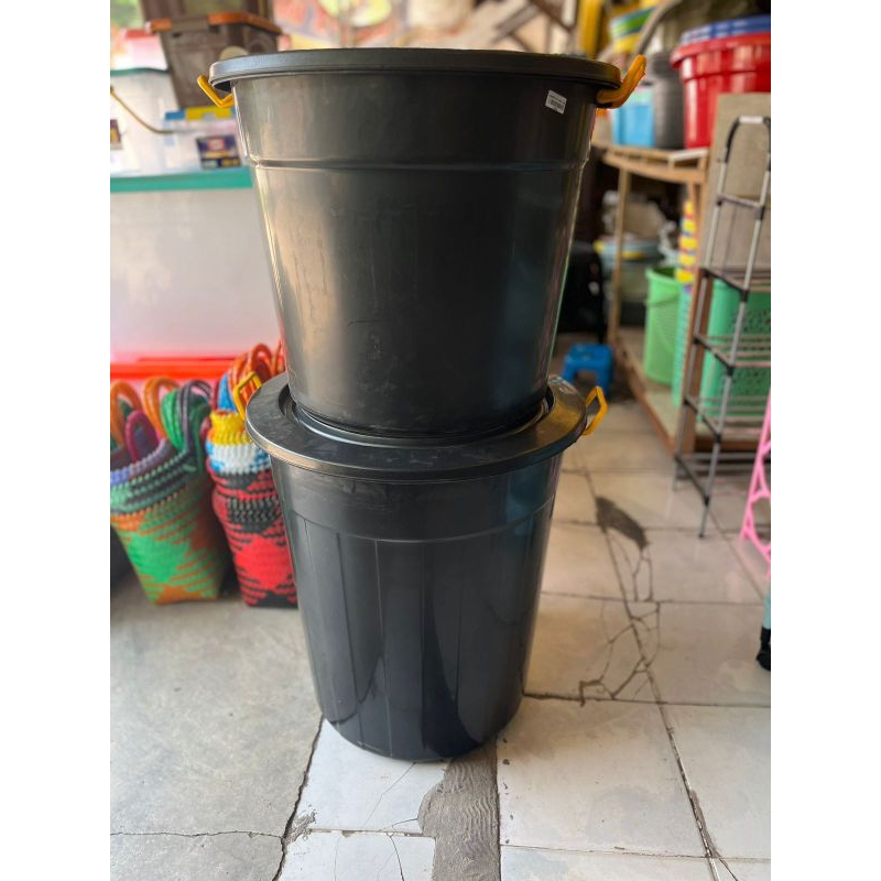 Jual Ember 80L Tutup // Ember Air // Ember Besar // Ember kualitas premium | Shopee Indonesia