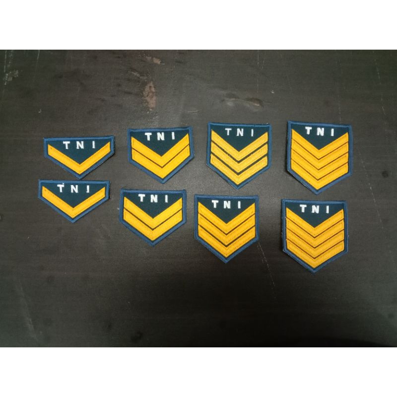 Jual Pangkat pdh Bintara TNI AL serad sertu Serka seram tanpa lis/Lis ...