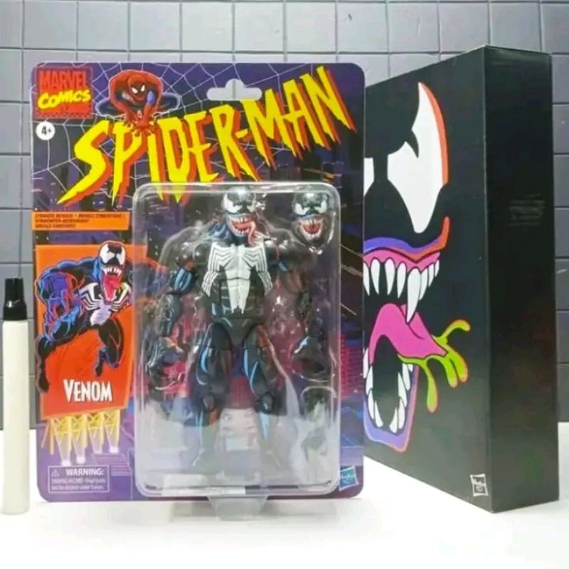 Jual mainan action figure venom sdcc retro hasbro Marvel Legends Series ...