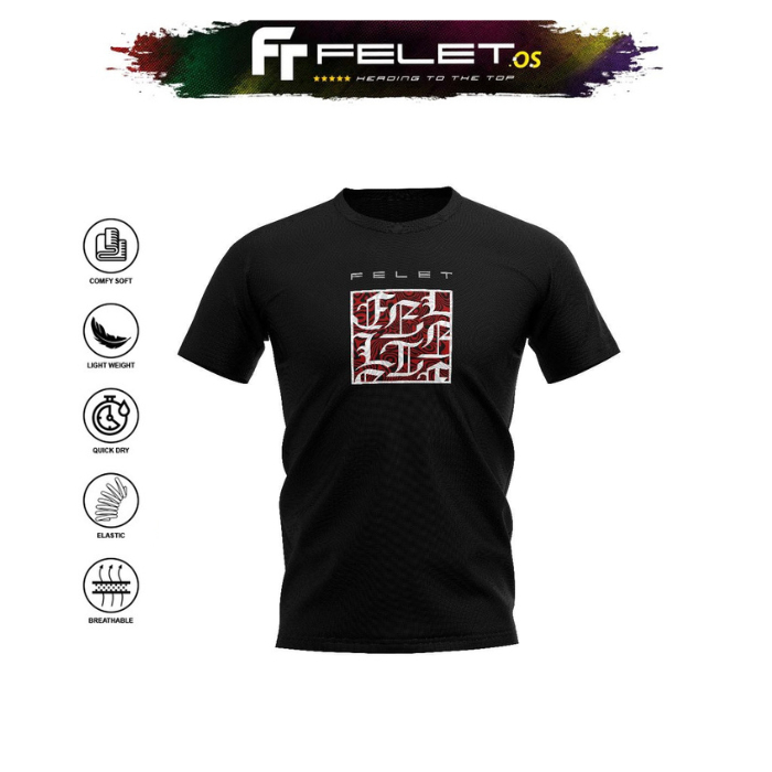 Jual Felet H71 Graphic Badminton T-shirt - Kaos Badminton Original ...