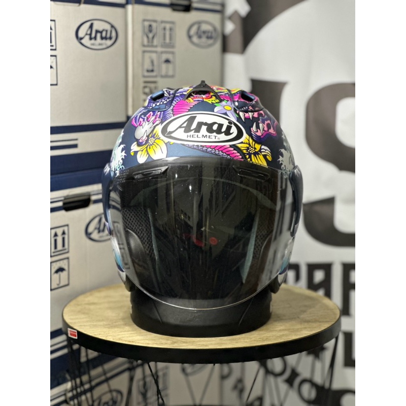 Jual Helm king copy arai Oriental Blue | Shopee Indonesia