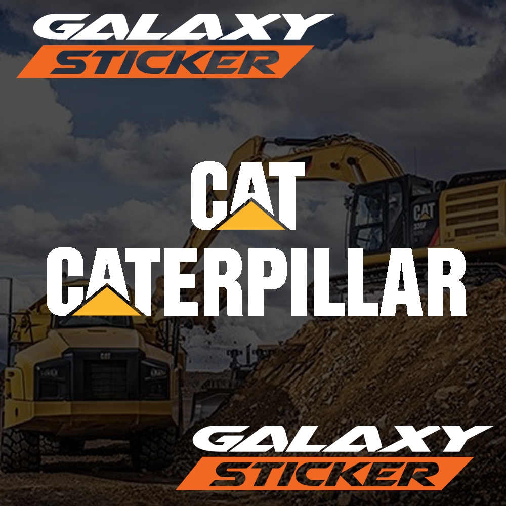Jual cutting sticker variasi cat caterpillar .stiker motor mobil laptop ...