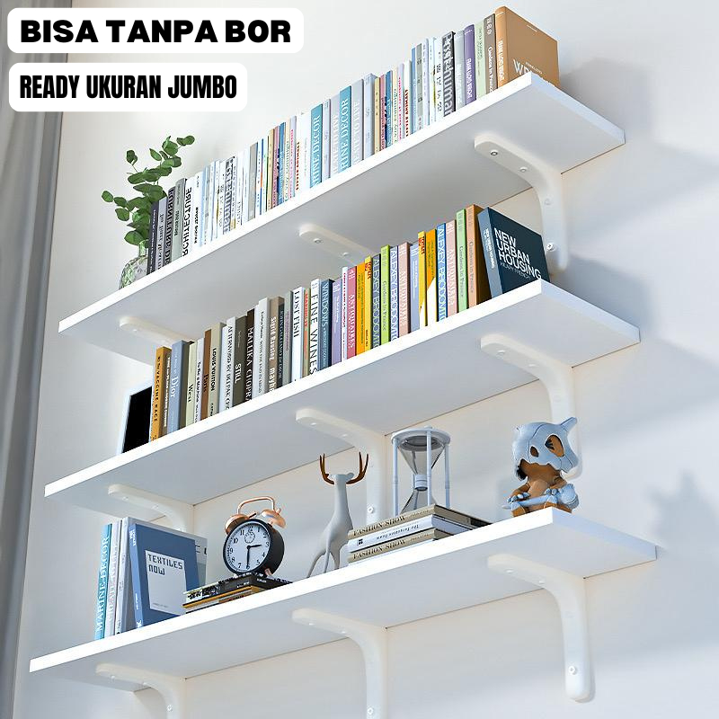 Jual Indidol Rak Ambalan Dinding Minimalis Aesthetic Ukuran Besar ...