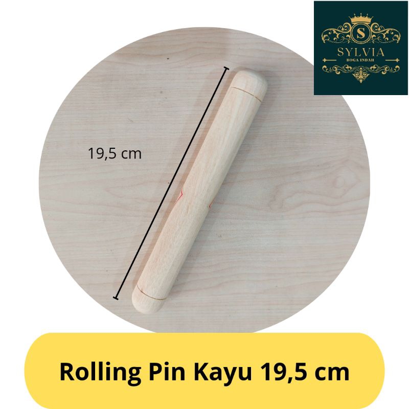 Jual Wooden Rolling Pole / Rolling Pin Kayu / Gilingan kayu Kecil R J ...
