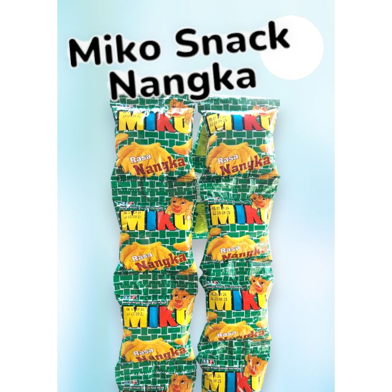 Jual MIKO SNACK NANGKA SNACK JADUL (1 RENCENG ISI 10) | Shopee Indonesia
