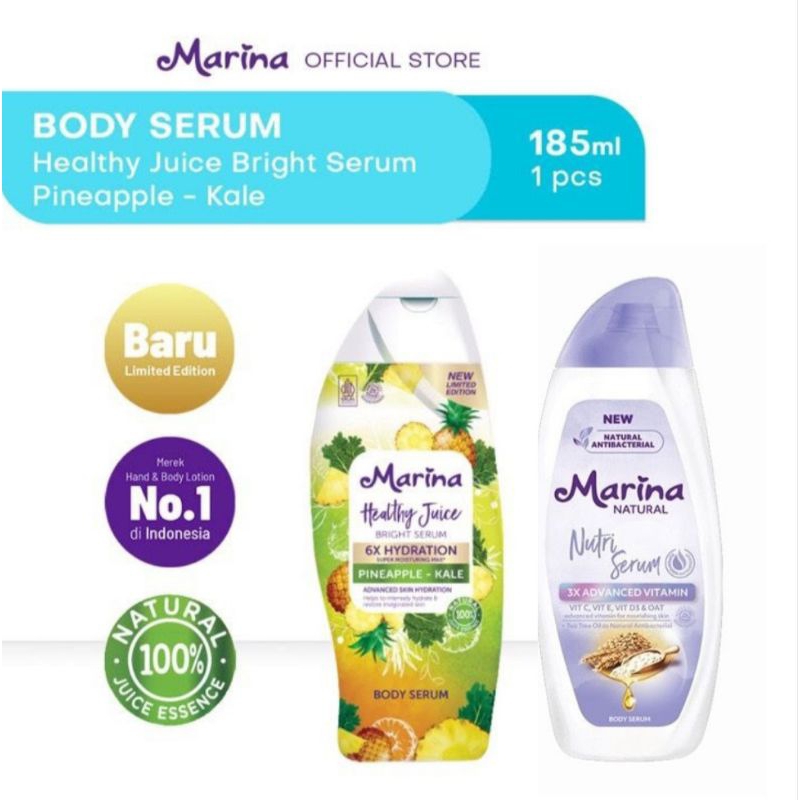 Jual Marina Nutri Serum 190Ml Body Lotion | Shopee Indonesia